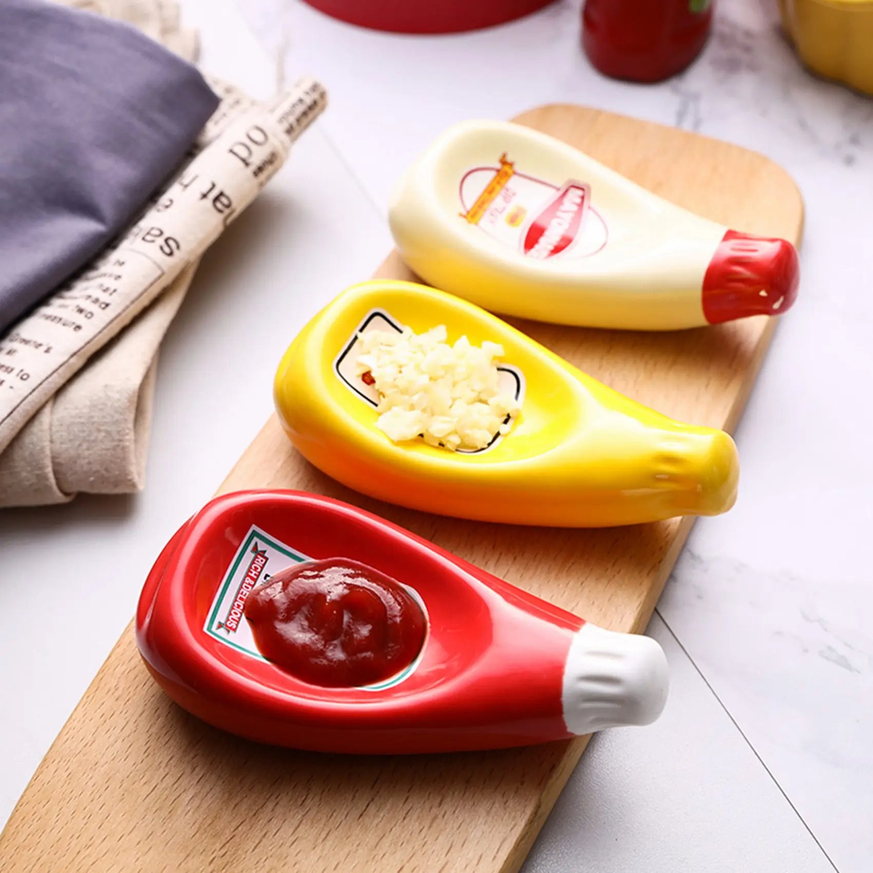 Quirky Trio Condiment Dish – Tory West